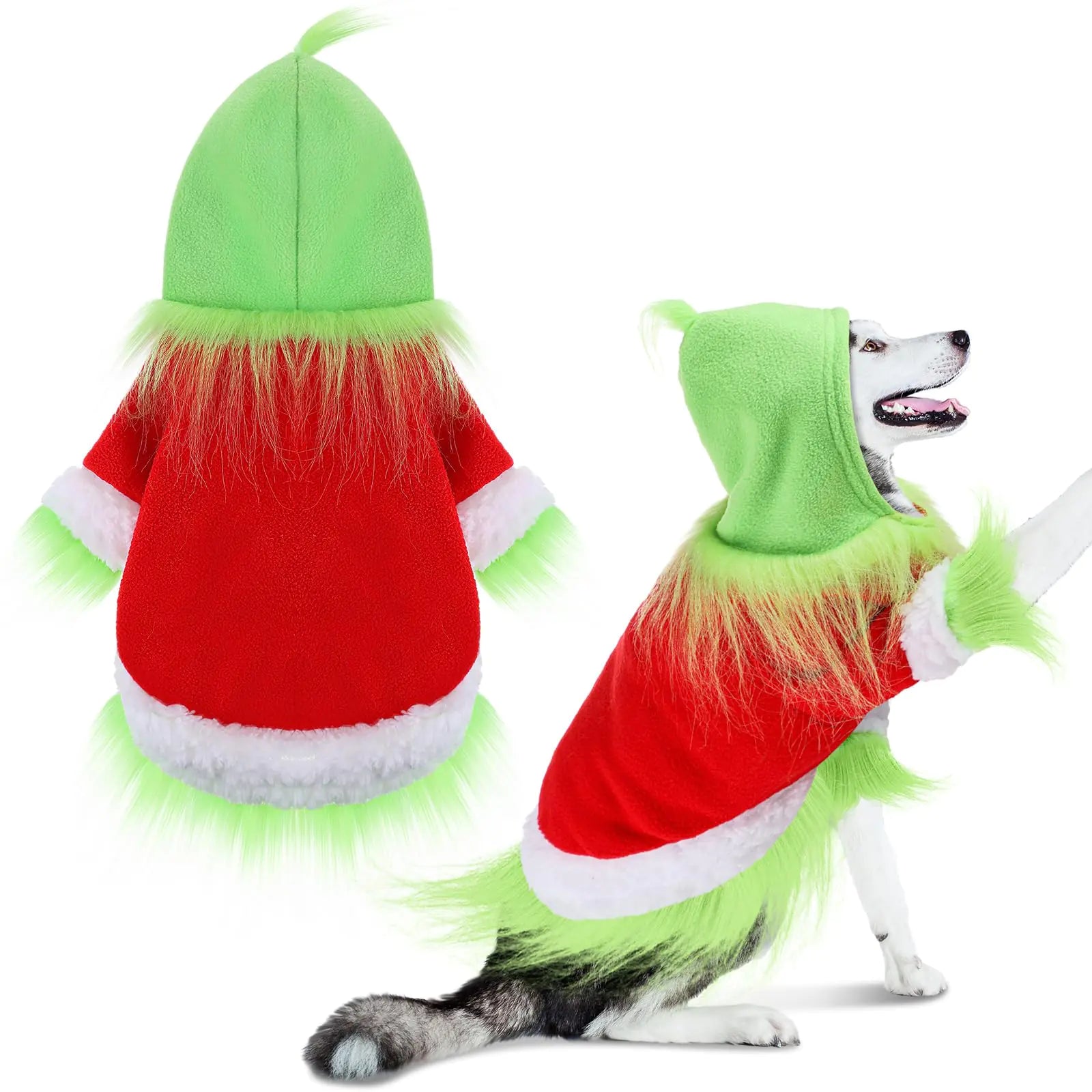 Grinch-like Dog Christmas Outfit for Cosplay & Party | Ethical Pet ...