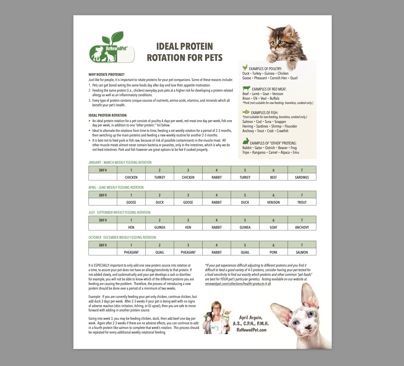 Ideal Protein Rotation For Pets | Conscious Guardian Style – Sanctum ...