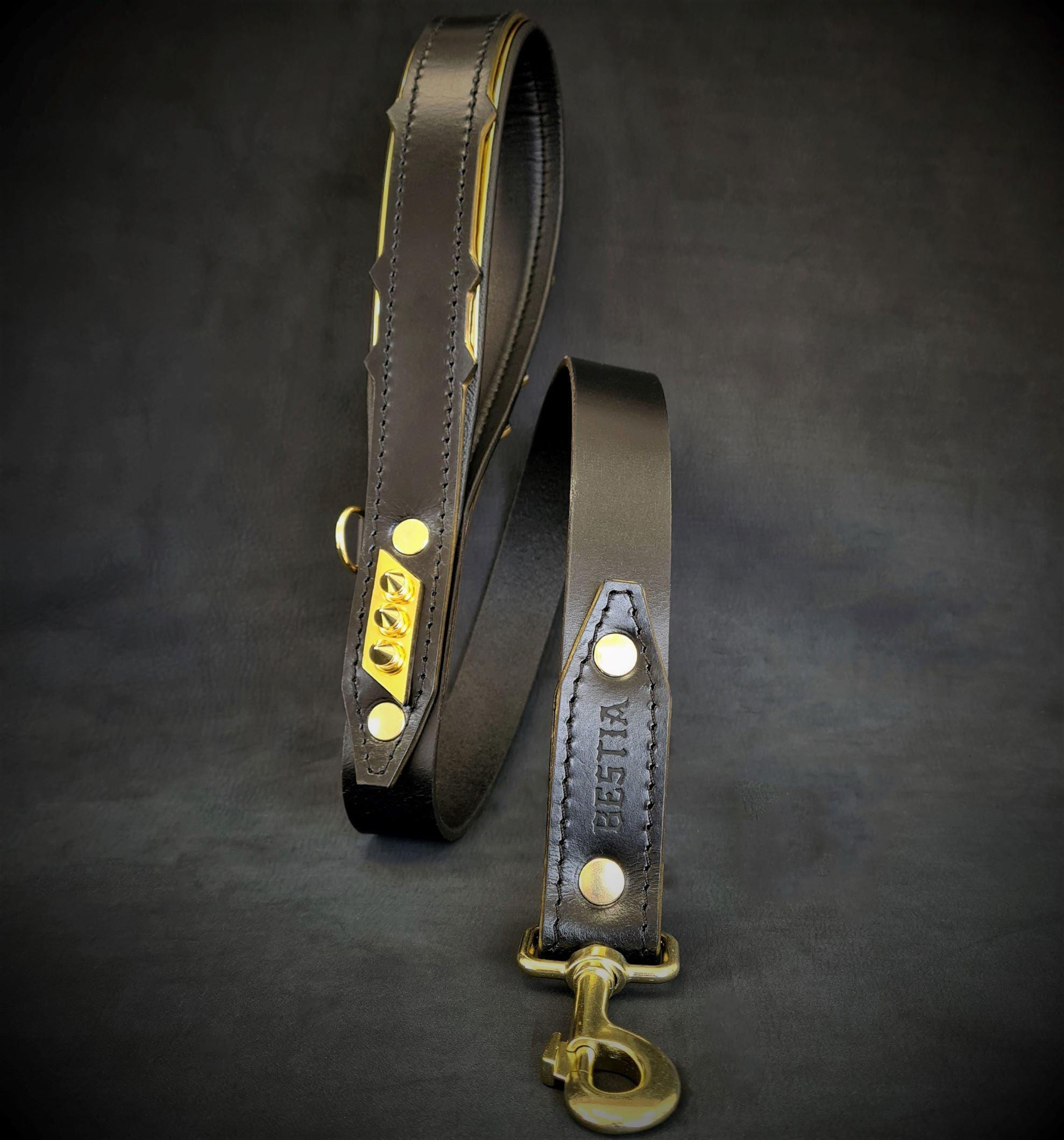 The ''Midas'' leash | Ethical Pet Luxury – Sanctum Paws and Fangs